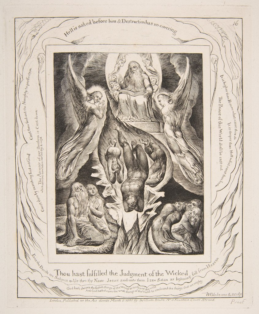 William Blake: The Book of Job - 16
