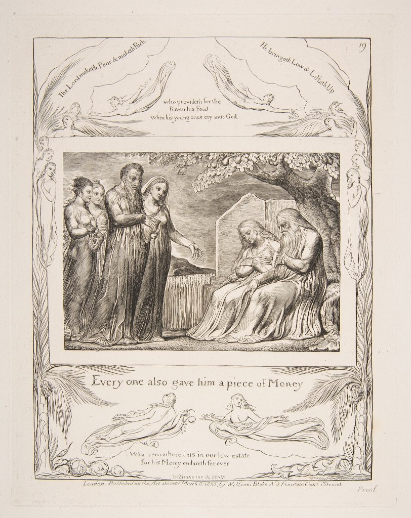 William Blake: The Book of Job - 19
