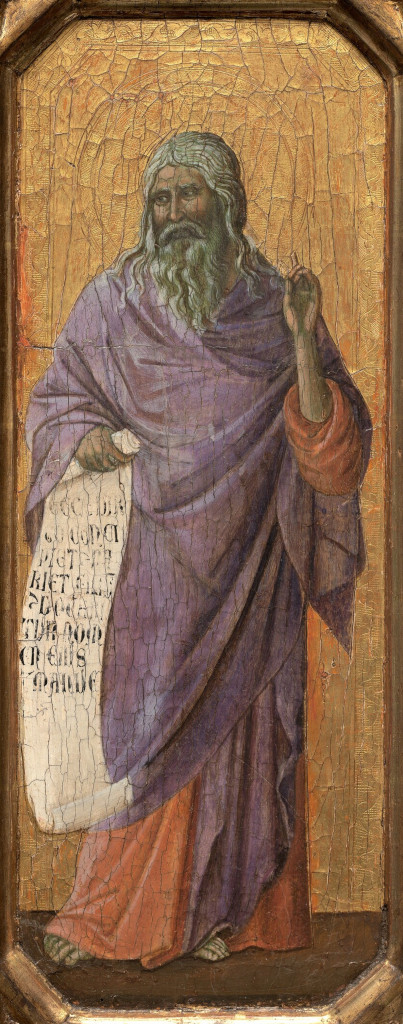 Duccio di Buoninsegna: The prophet Isaiah (Maestà)