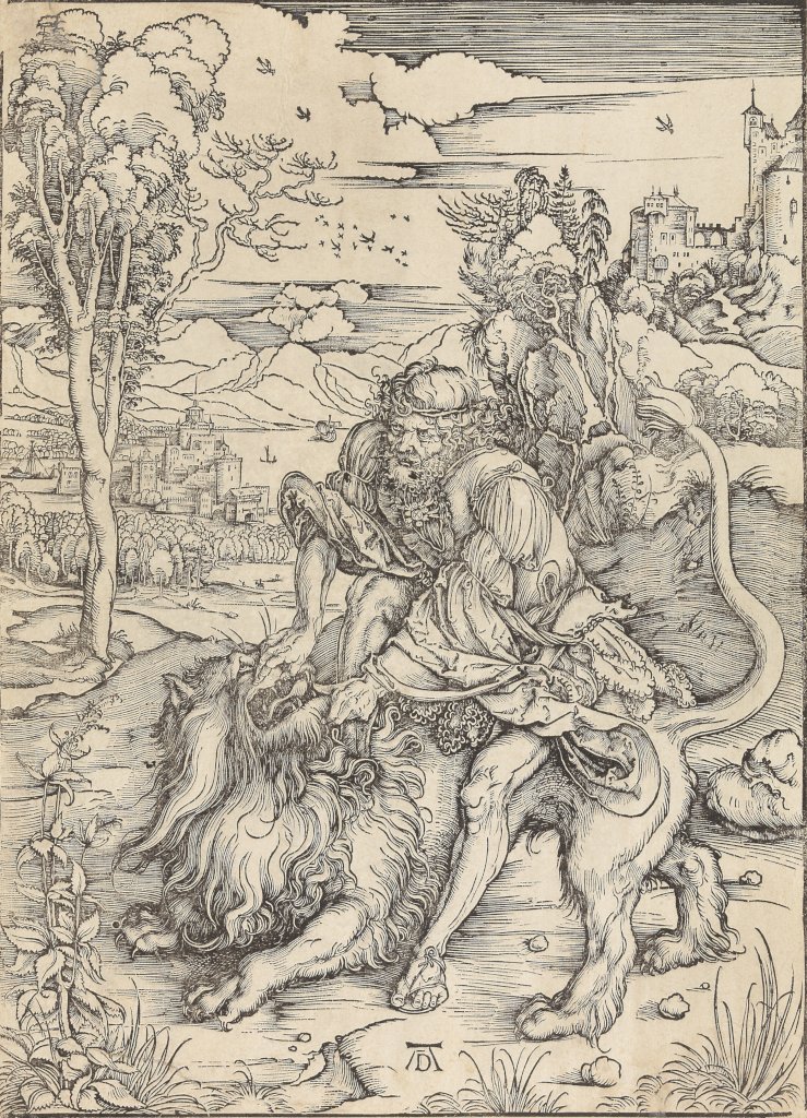 Albrecht Dürer: Samson and the Lion